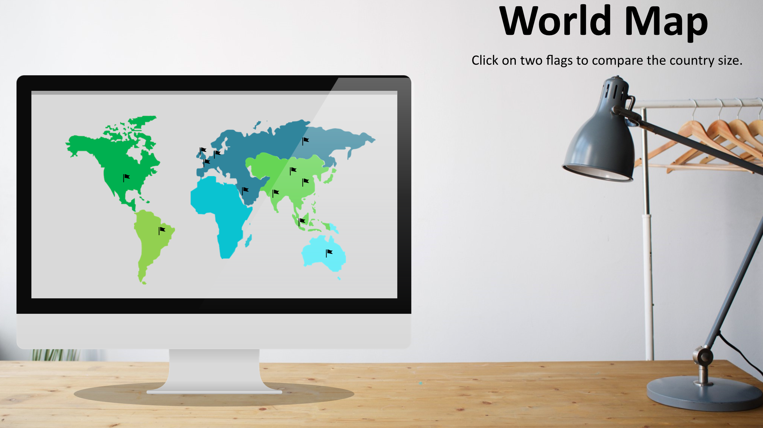 World Map: Compare the Sizes of Different Countries | Articulate ...