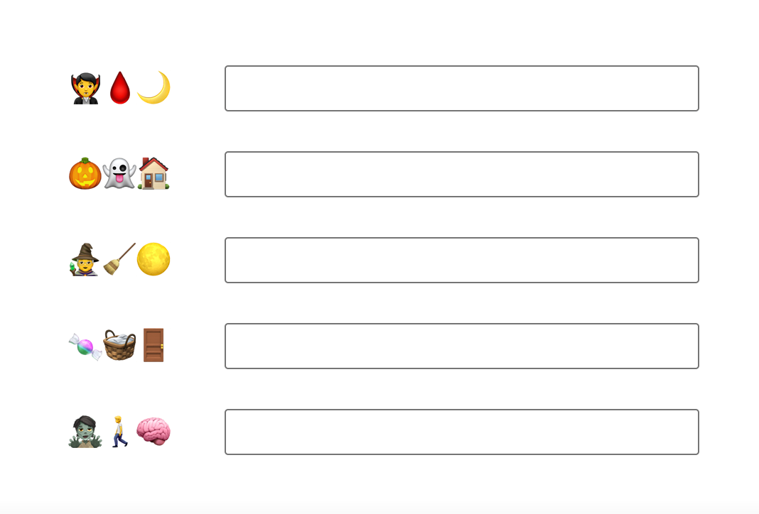 Halloween Inspired Code Block: Haunted Emoji Hunt | Articulate - Community