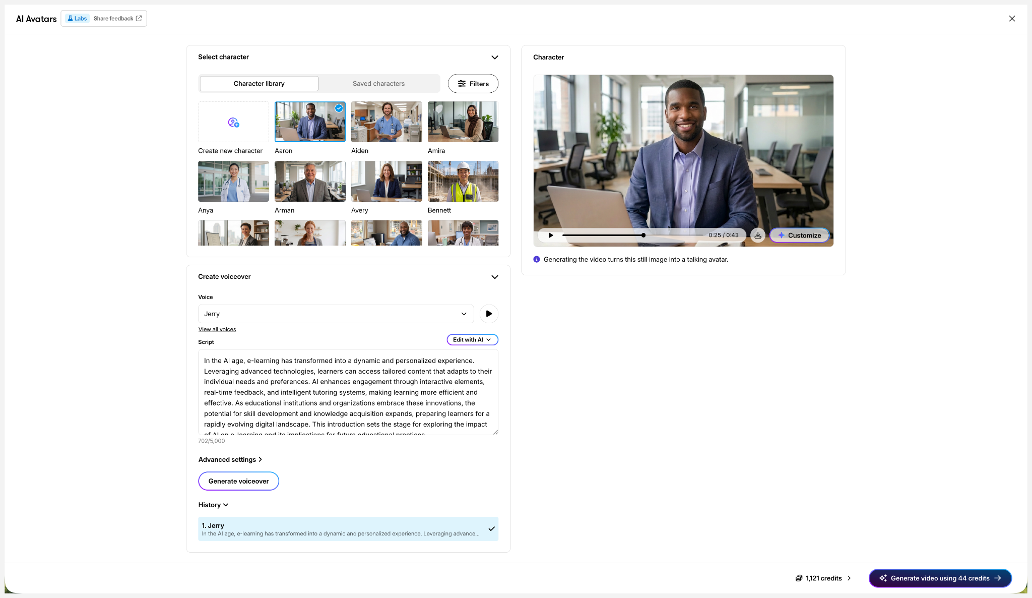 New in Labs: AI Avatars | E-Learning Heroes